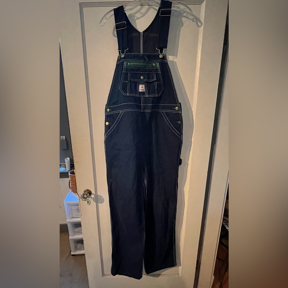 liberty | Jeans | Lady Liberty Overalls Vintage Workwear Denim Sz 4 ...